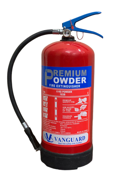 Vanguard Premium 6kg Fire Extinguisher (European Standard) – Naeem Brothers